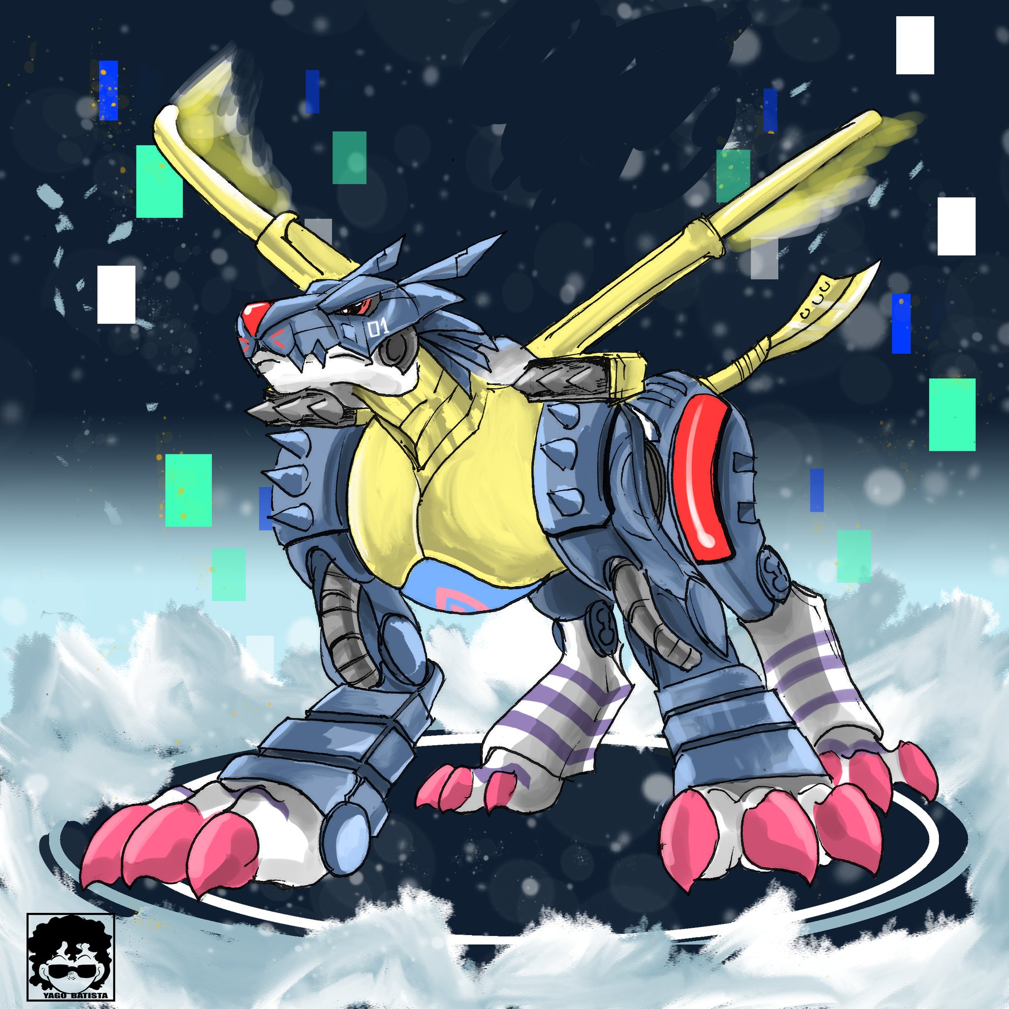 Digimon Metalgarurumon