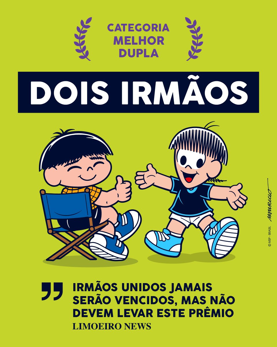 Turma Da Mônica On Twitter Nimbus E Do Contra Na Categoria Melhor Dupla Por Dois IrmÃos