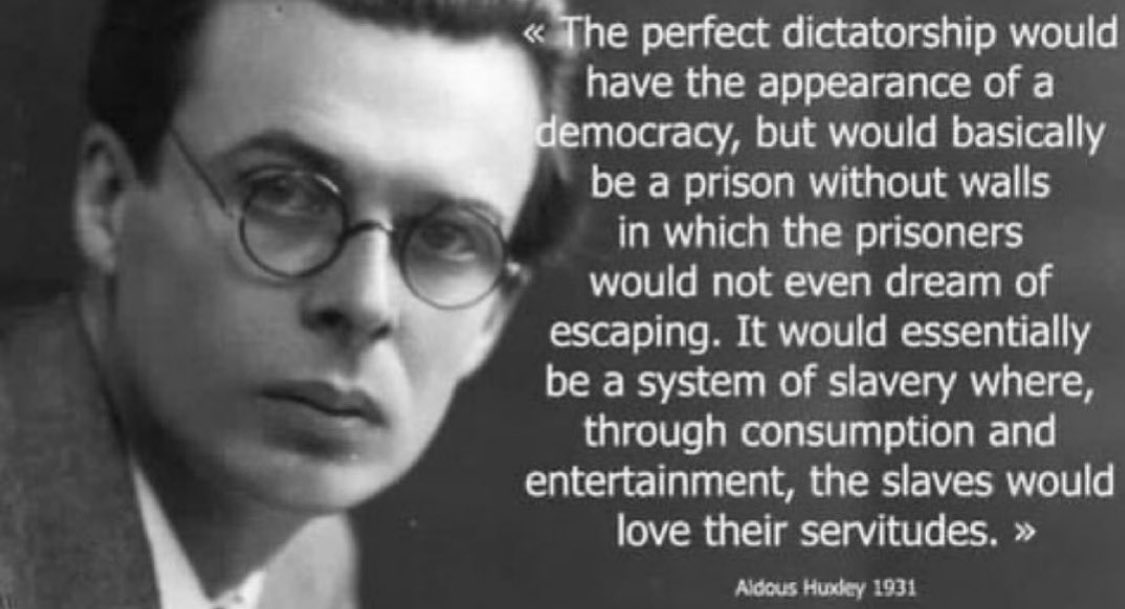 Huxley on Our Democratic Republic : r/philosophie