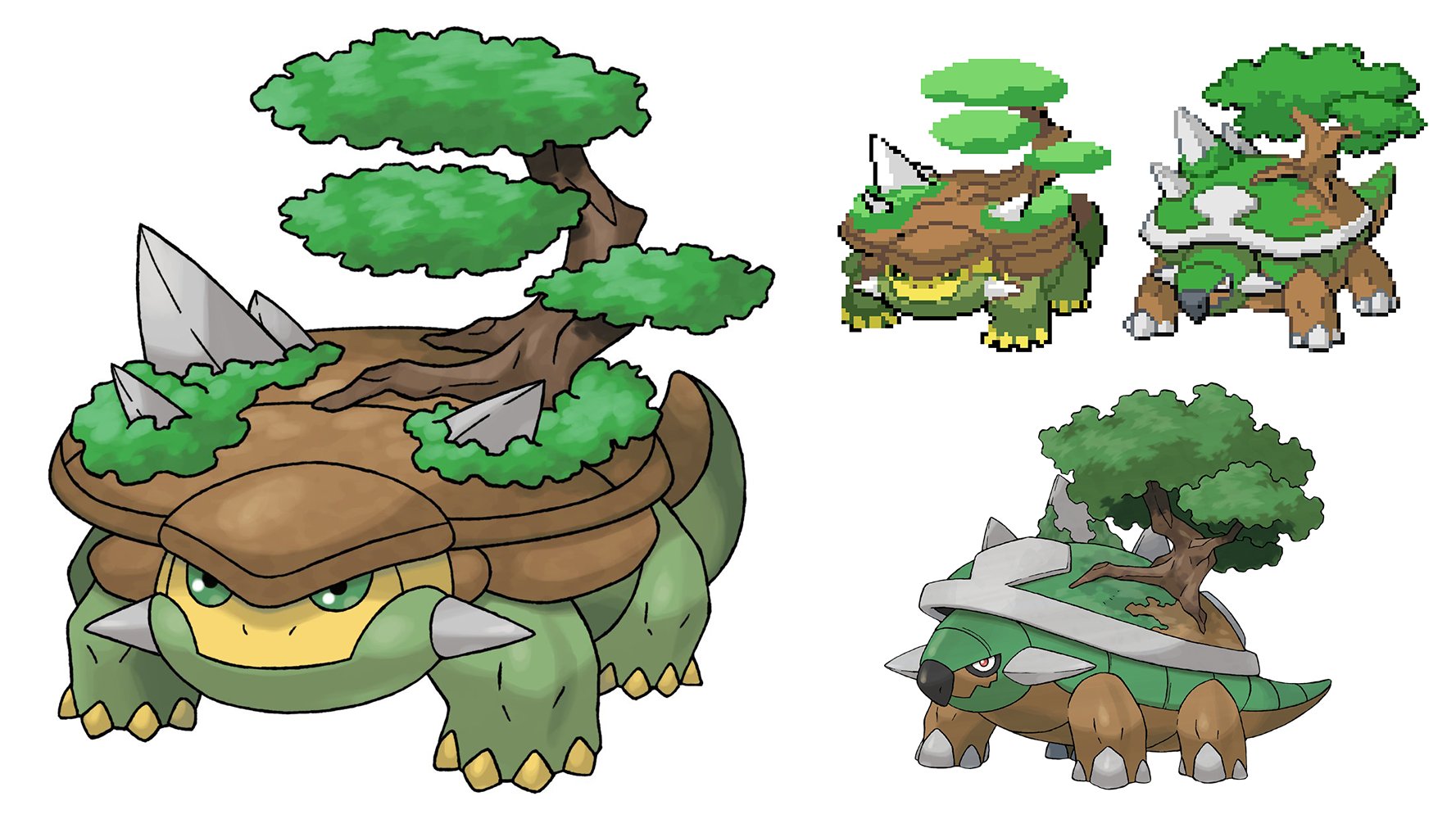 Pokemon Turtwig Evolution Chart