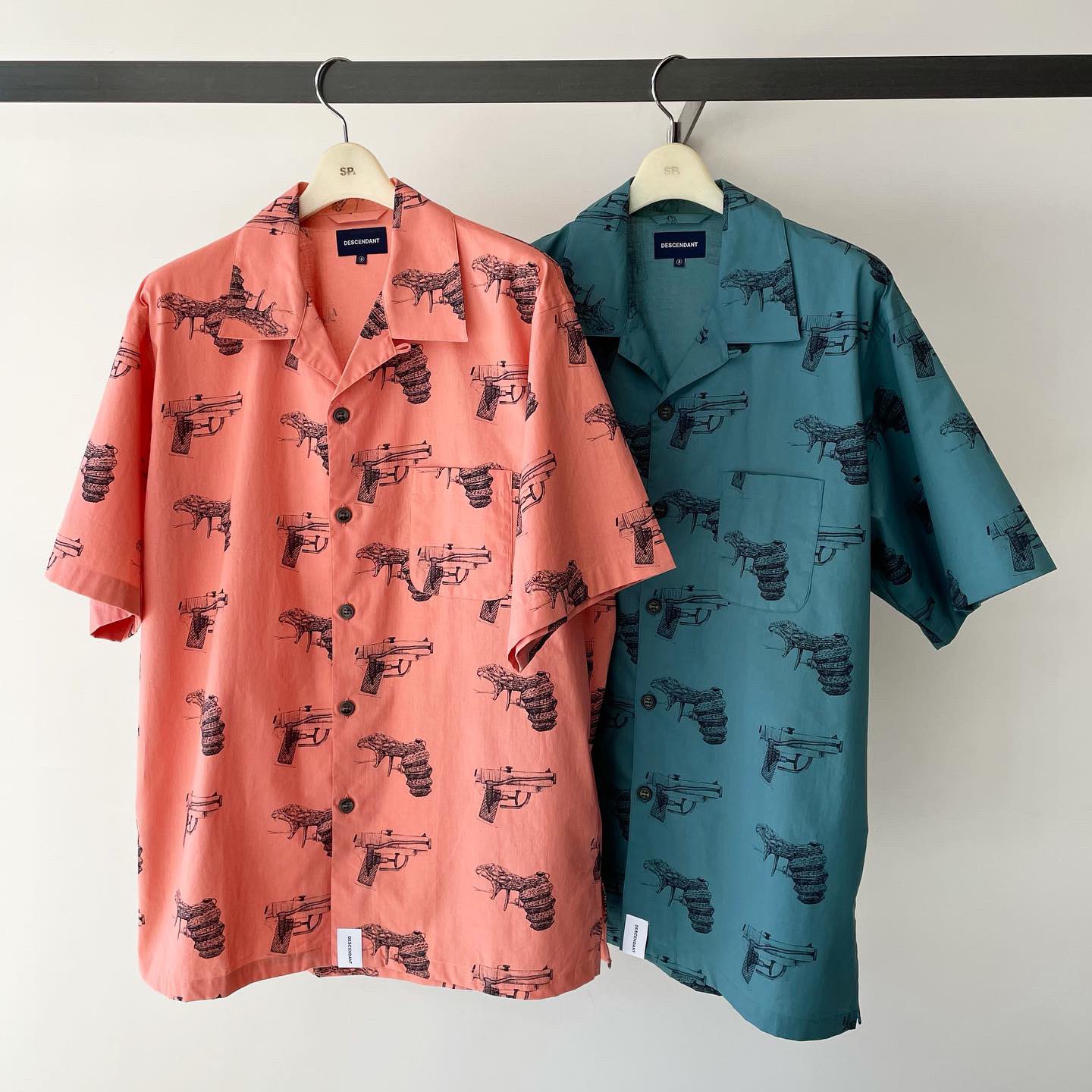 39％割引ブルー系,L当店の記念日 DESCENDANT SPLASH TEXTILE SS SHIRT シャツ トップスブルー系L-OTA ...