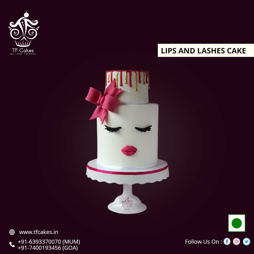 Lips Birthday Cake