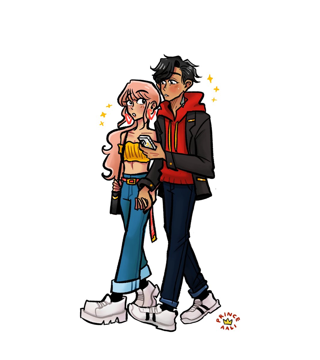 「what? no??? keith and ash are just frien」|prince hiatusのイラスト