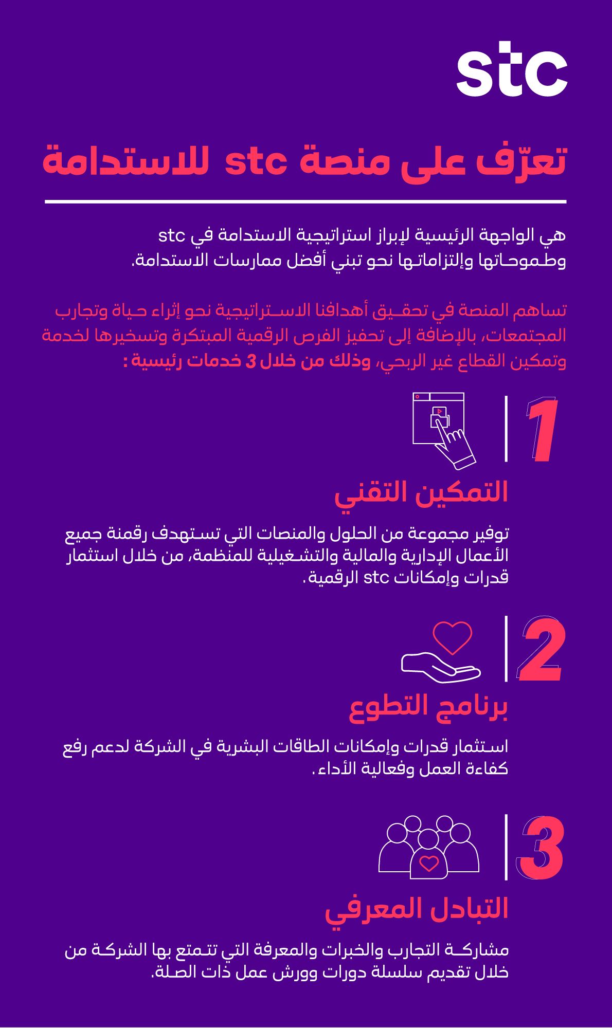 stc السعودية on Twitter: "تعرّف على منصة stc للاستدامة 👇🏻 https://t.co/hrq6FIyG5l https://t.co ...