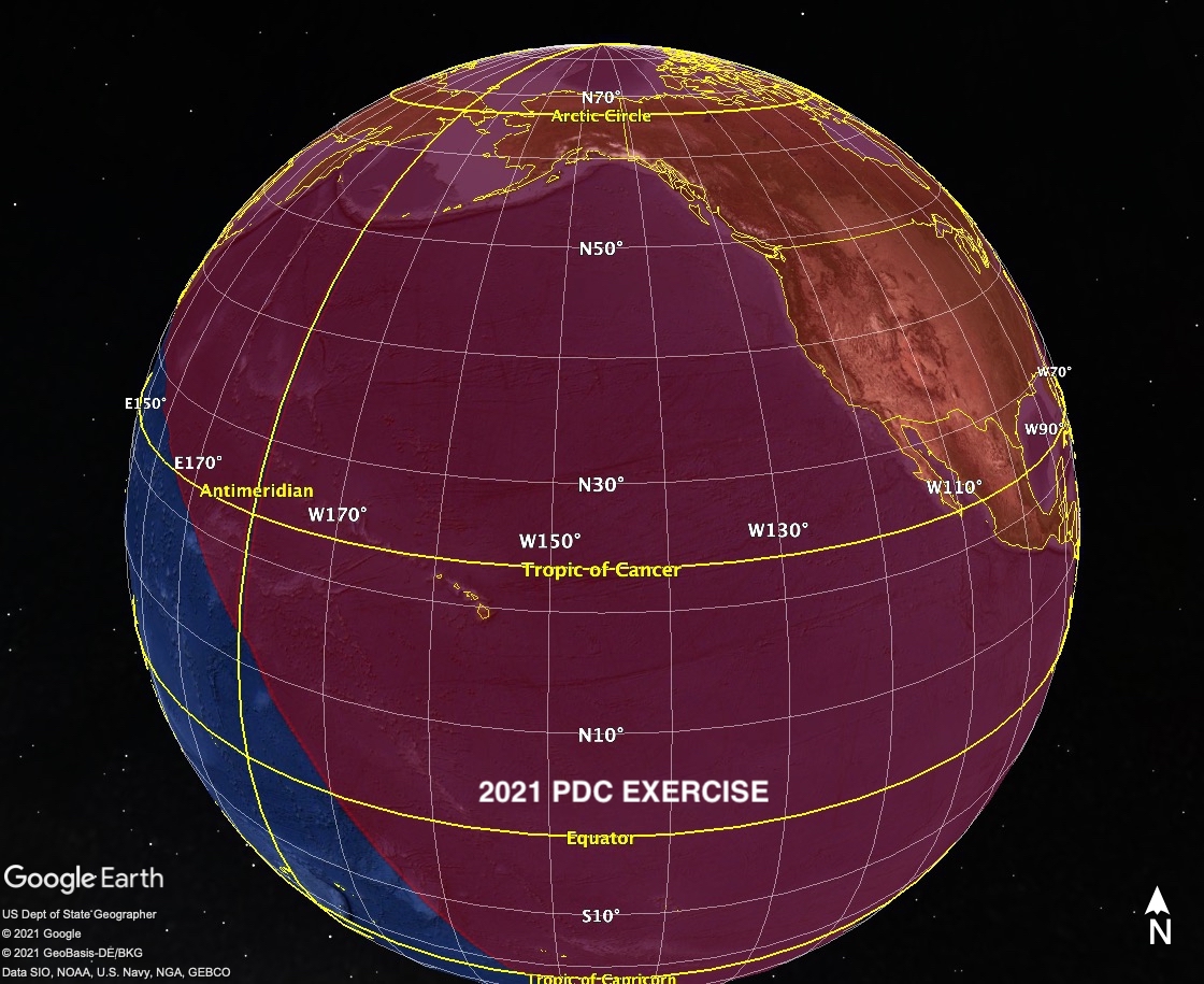 Asteroid Impact Zones On Earth
