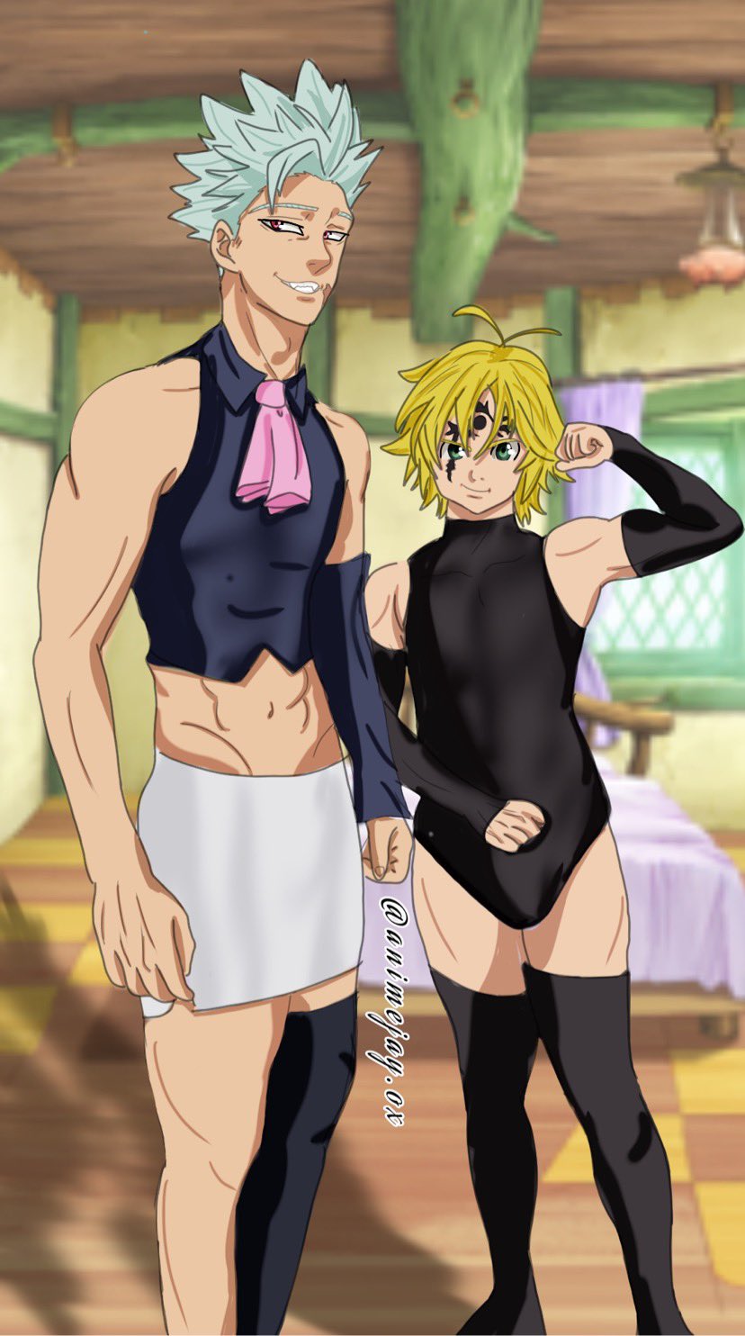 Meliodas And Ban Fanart Seven Deadly Sins Art Board Print Ubicaciondepersonascdmxgobmx