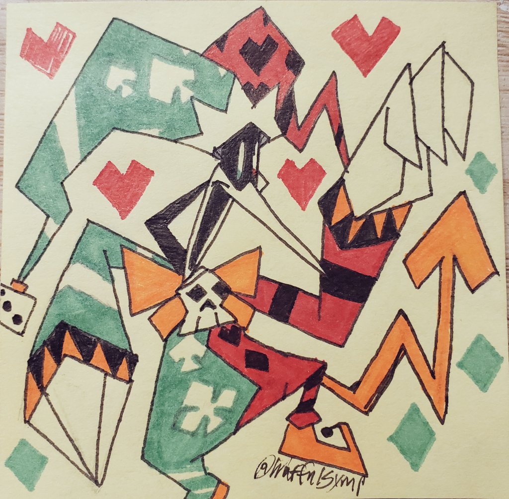 「In case it wasn't clear btw Abstractor style is also a comm」🧇ᗯᗩᖴᖴ🧇の漫画