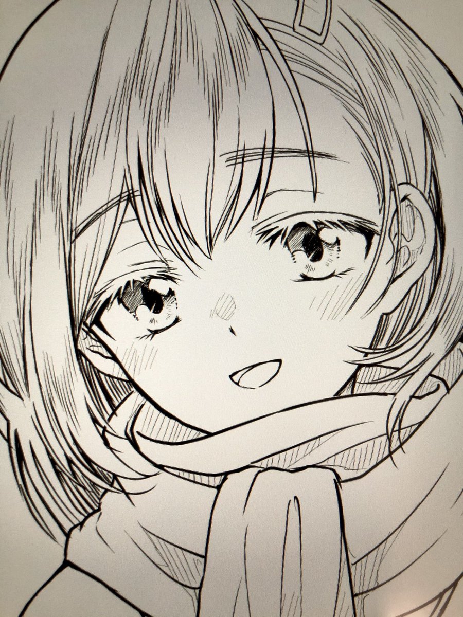 「今日やったペン入れ。いかん…フライングトーンしてる場合ではない! 」藤田サヤカ@COMITIA153【東4お50b】の漫画