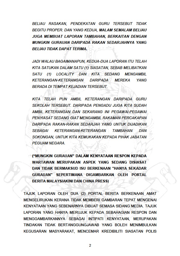 Polis Diraja M'sia on Twitter: "SIARAN MEDIA Tajuk Berita Mengelirukan Oleh Portal Malaysiakini ...