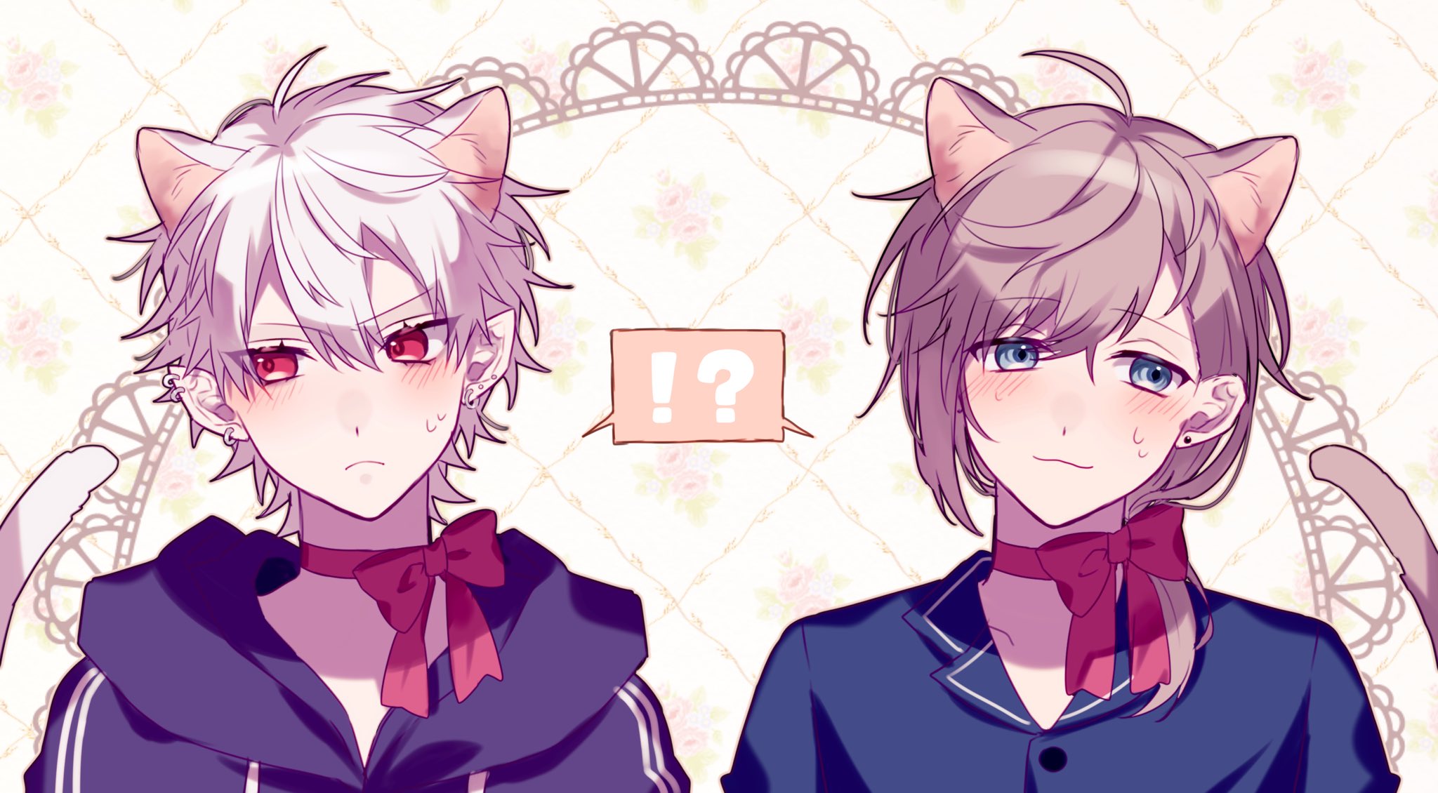 こうづき on Twitter: "🐈⁉️ 照れnw #かな絵 #KuzuArt #くろのあとりえ…