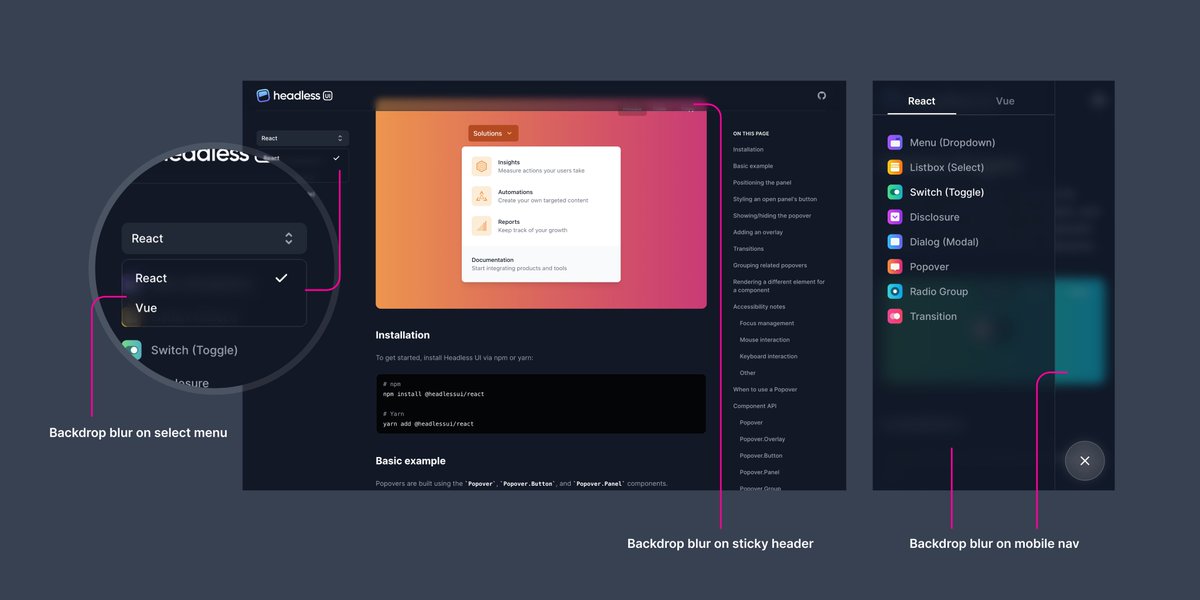 Steve Schoger on Twitter: "We recently introduced CSS filter utilities to Tailwind CSS 2.1. One ...