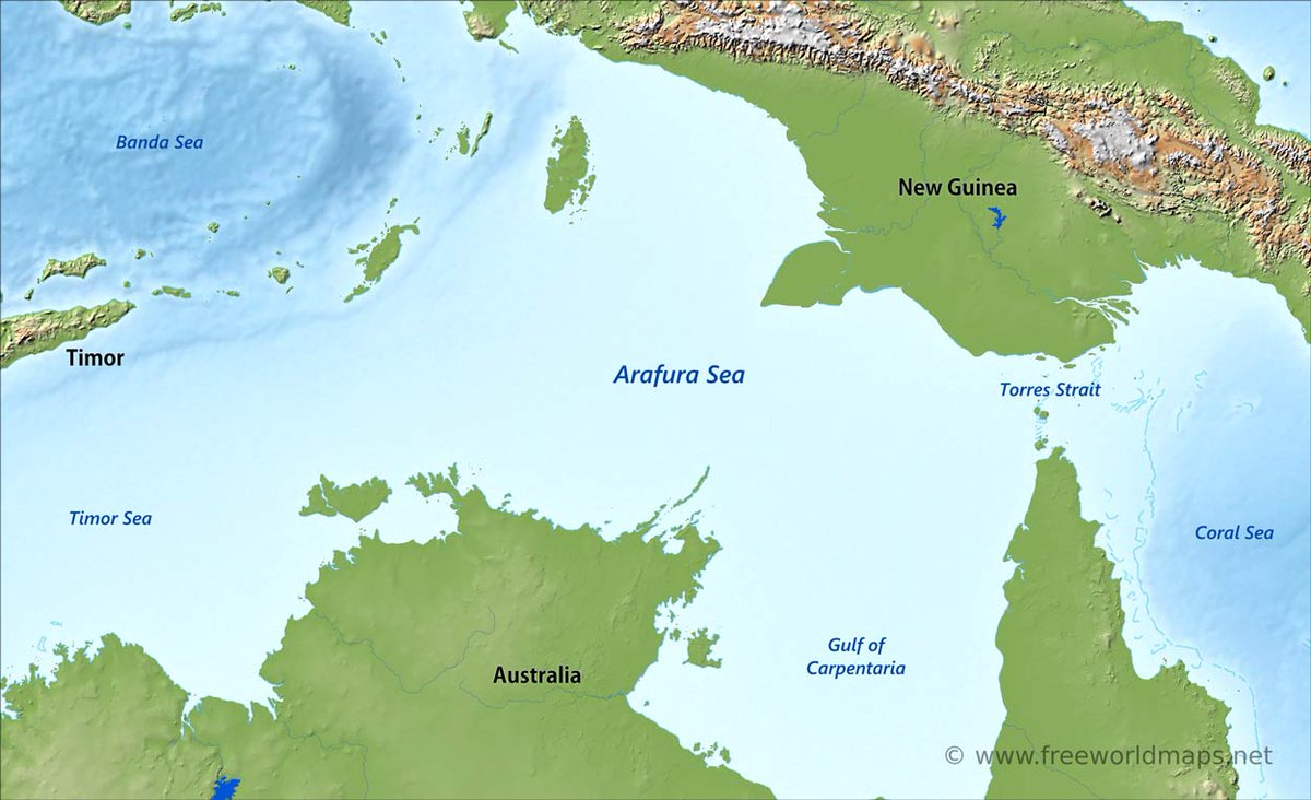 Coral Sea Map