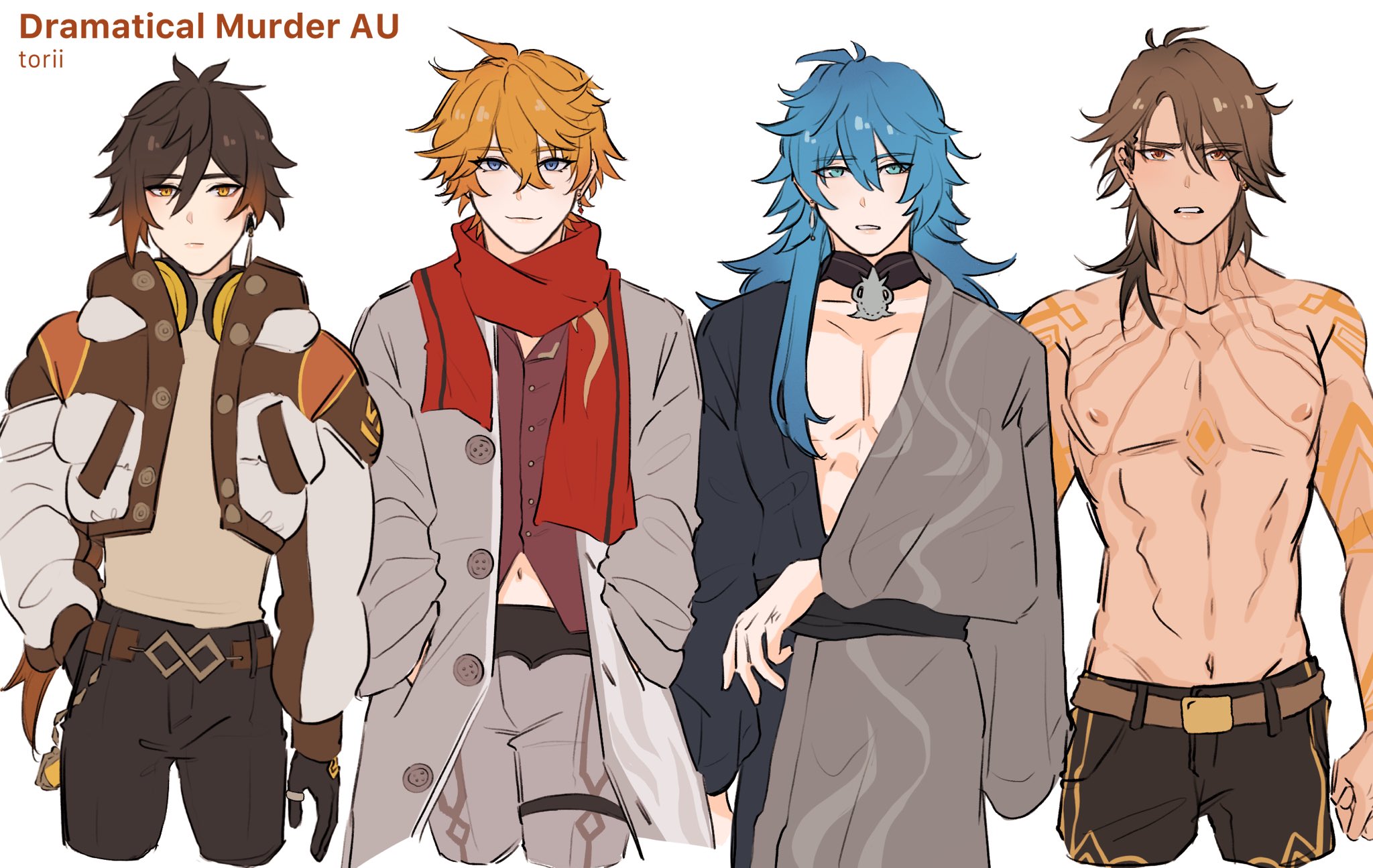 Dramatical Murder Character Design