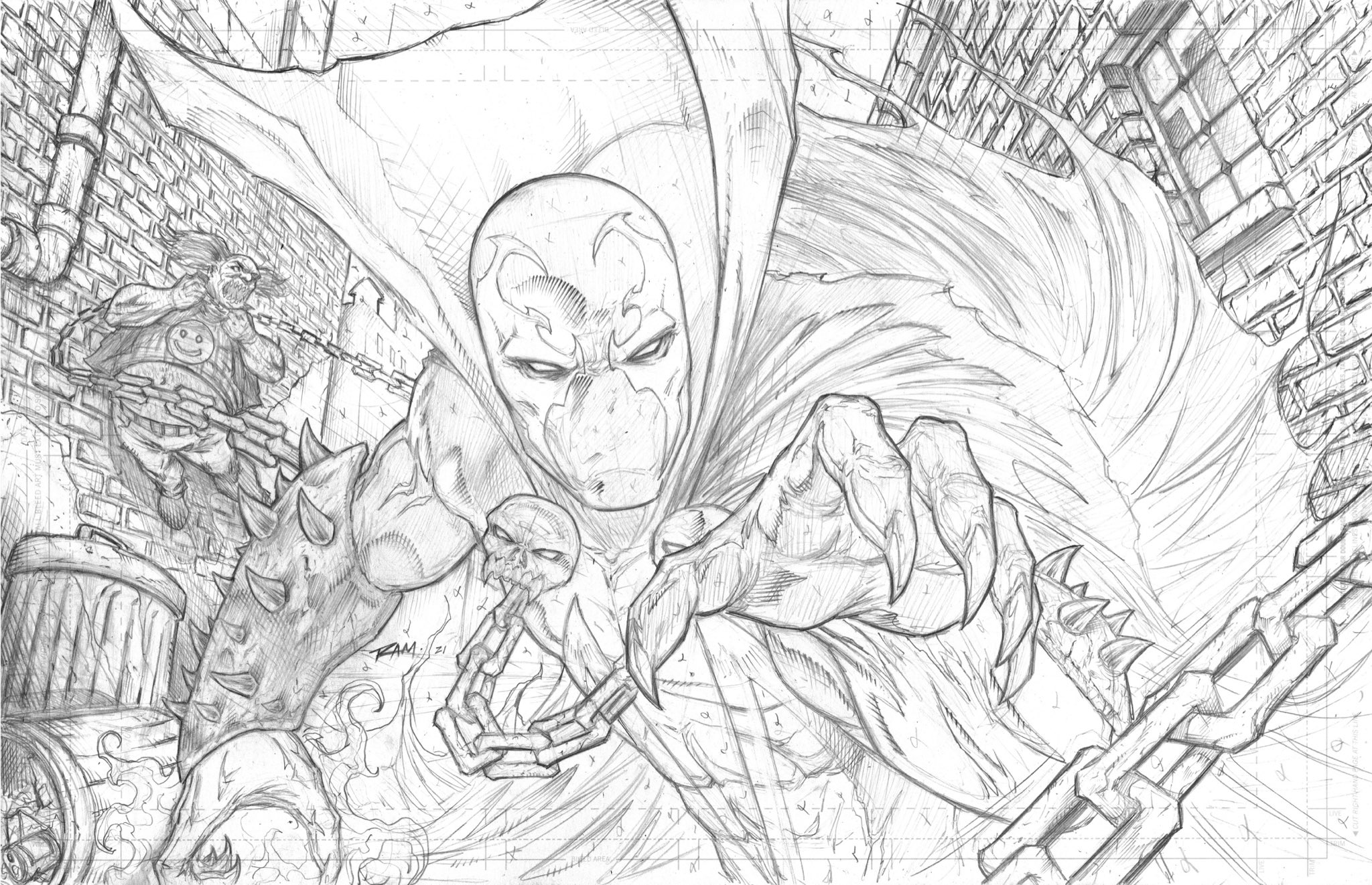 Spawn Coloring Pages