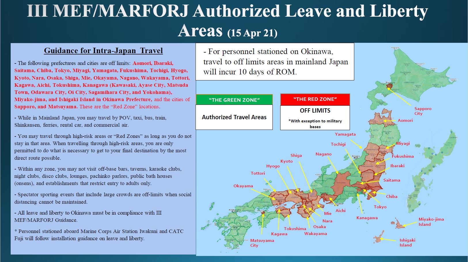 Camp Foster Okinawa Visitors Map Admonished By Japan, US Military