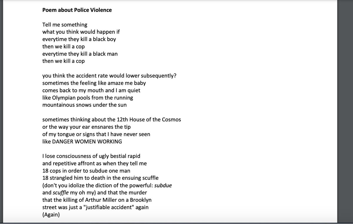 Police Wife Poems