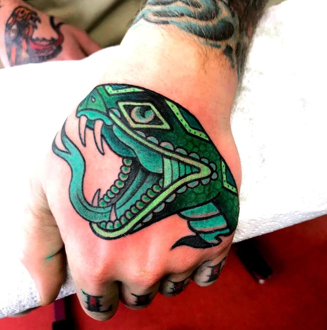 Viper Head Tattoo