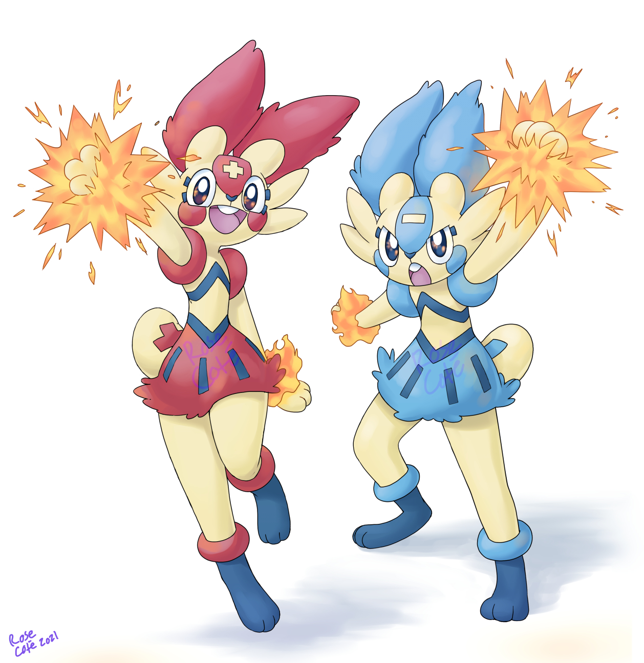 Plusle And Minun Human