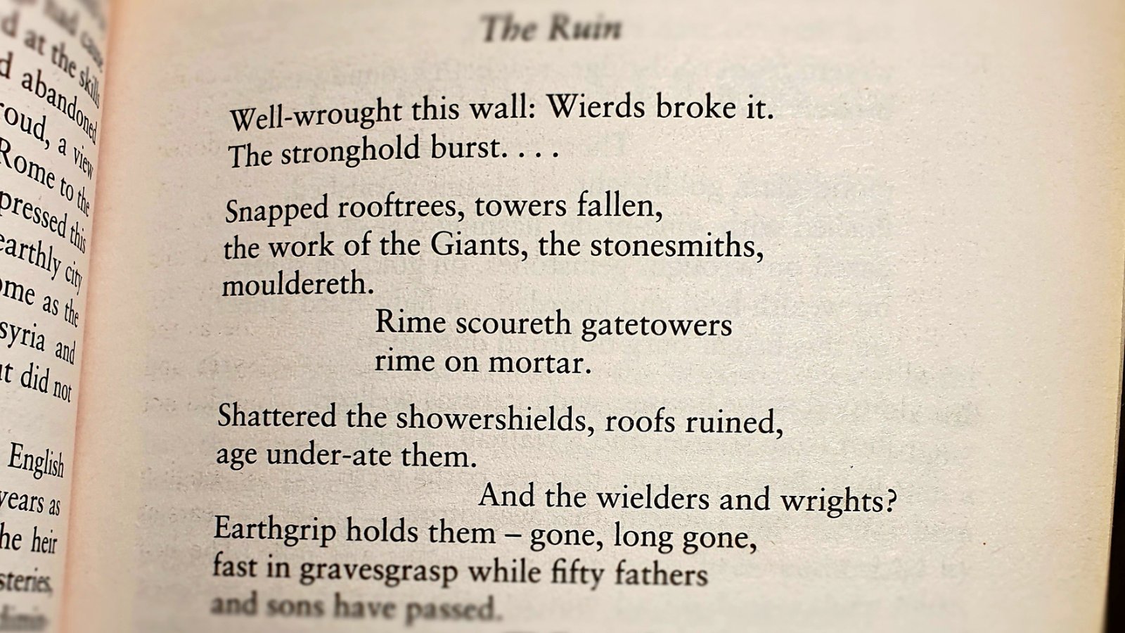 The Ruined City Poem