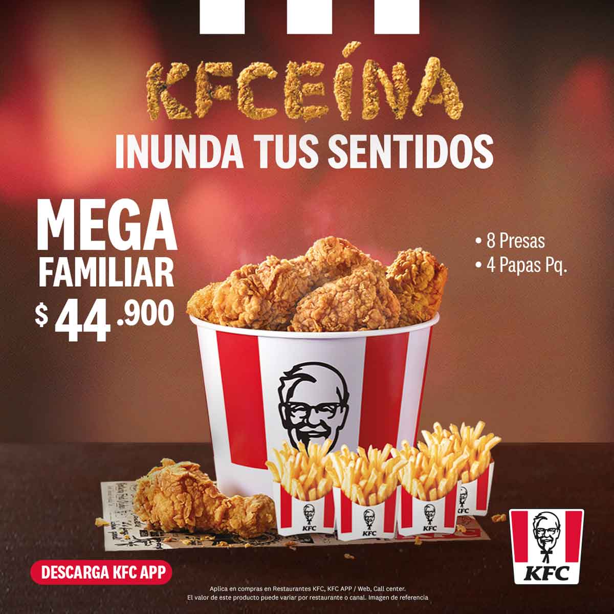 Perder la paciencia Adelante papa combos kfc colombia claro Consciente ...