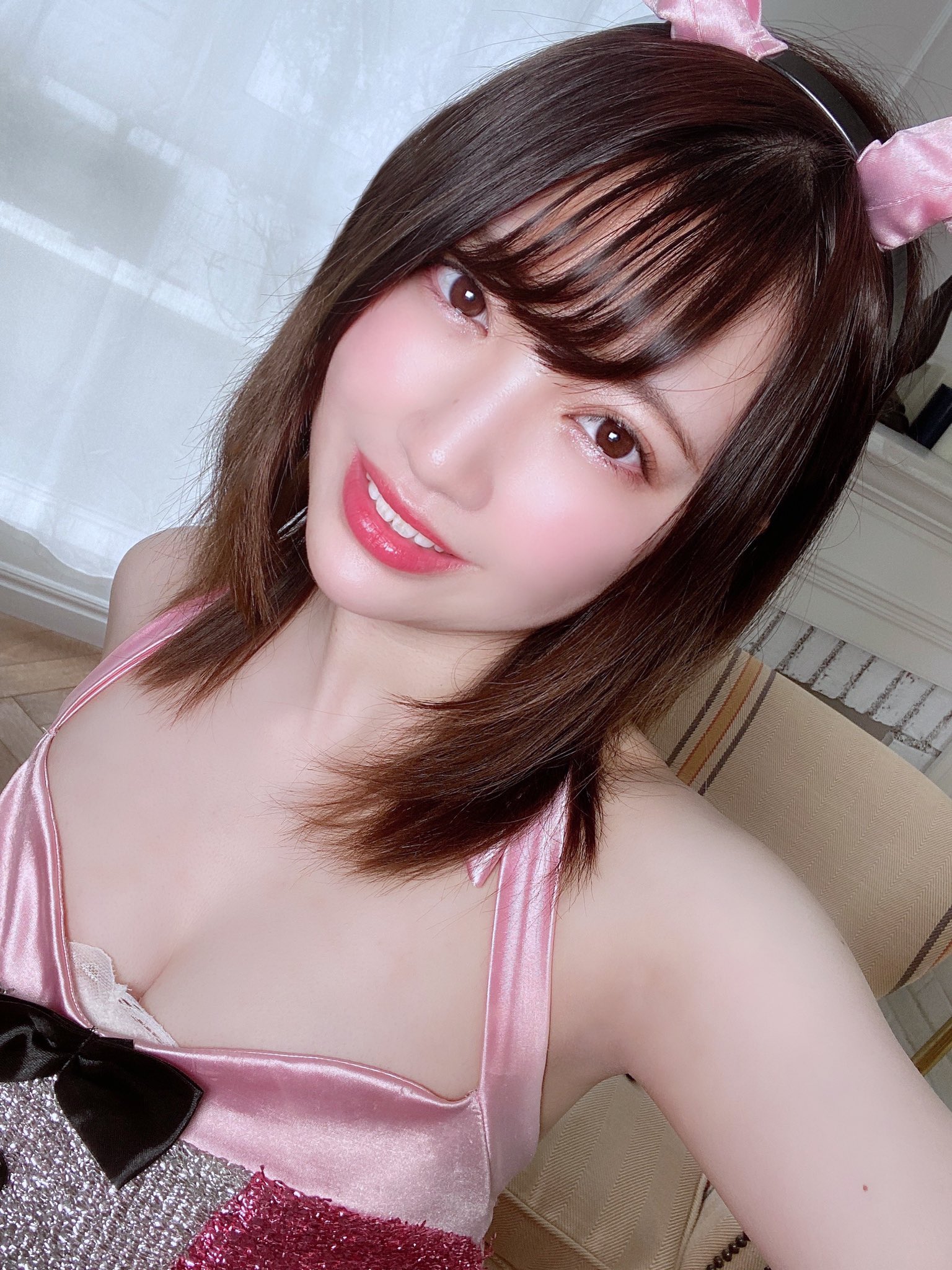 咲 菜月☪1stDVD9/28発売🫧 on Twitter: "おはようさぎ🐰💎 本日個撮満枠ありがとうございます ️ 撮影して頂けるの楽しみです😆 . #グラドル自画撮り部 #らぶりつ下さい ...