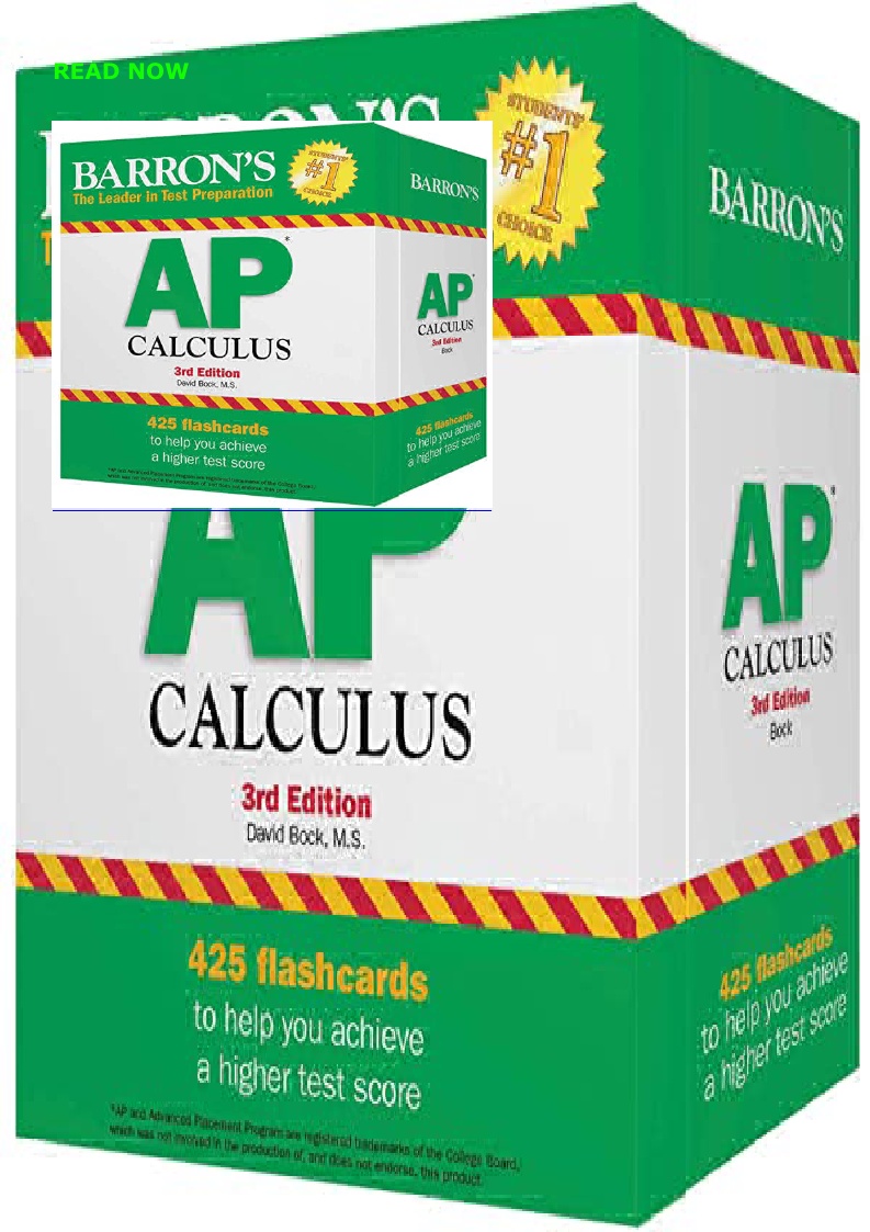 [DOWNLOAD]⚡PDF AP Calculus Flash Cards (Barron's Test Prep) / Twitter
