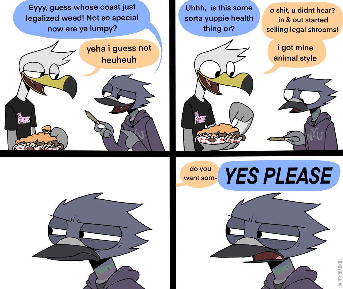 「trash birds returneth 」☠️ HAPPY ☠️の漫画