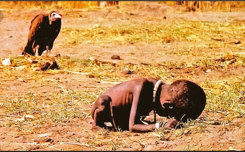Starving African Girl