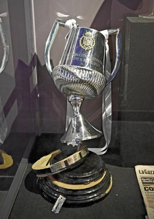 Copa Del Rey Trophy Smashed