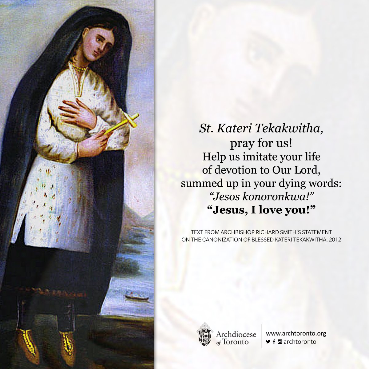 Kateri Tekakwitha Prayer