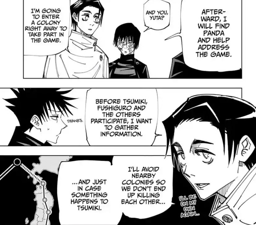 「yuta is going to enter the game straight away and gather inf」JUJUTSU ...