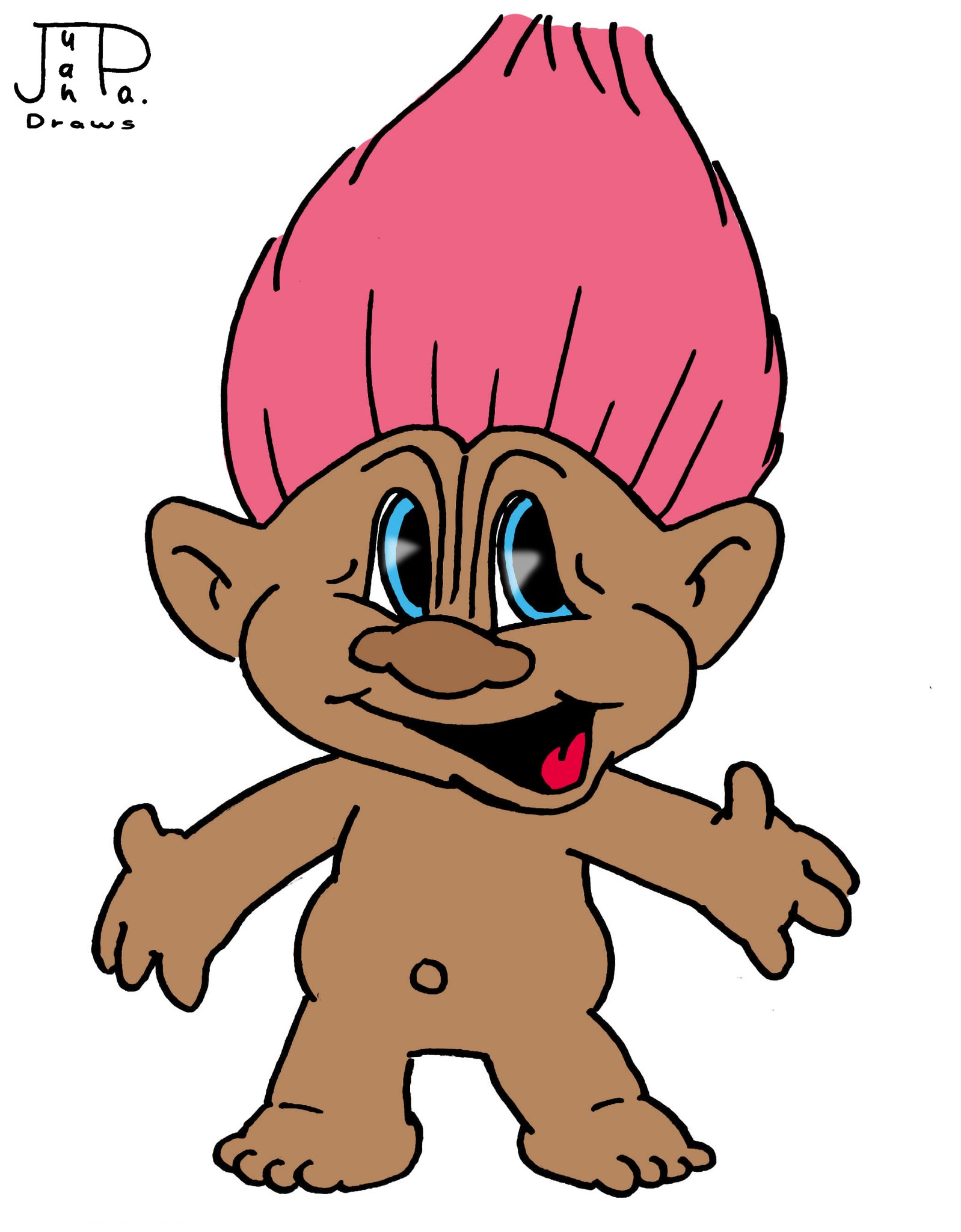 Troll Doll Drawing