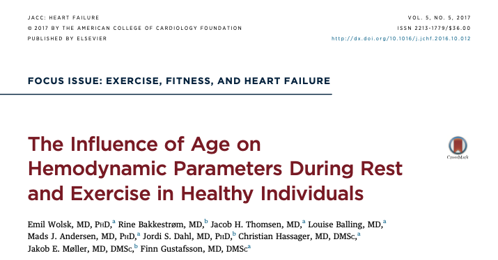 Nothing stays the same! The Influence of Age on Hemodynamic Parameters ...