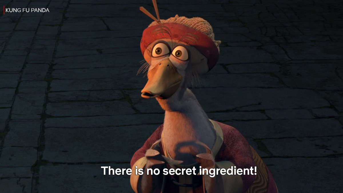 Kung Fu Panda Quotes There Is No Secret Ingredient