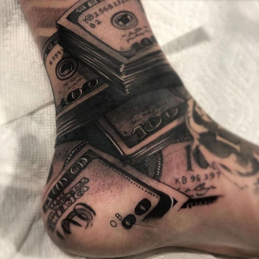 Money Rolls Tattoo