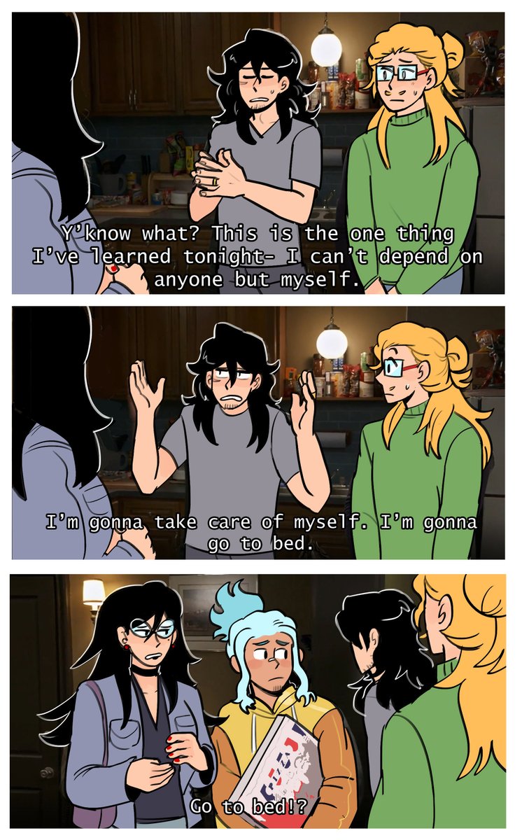 「i needed to redraw this it's always sunny scene 」JELLYの漫画