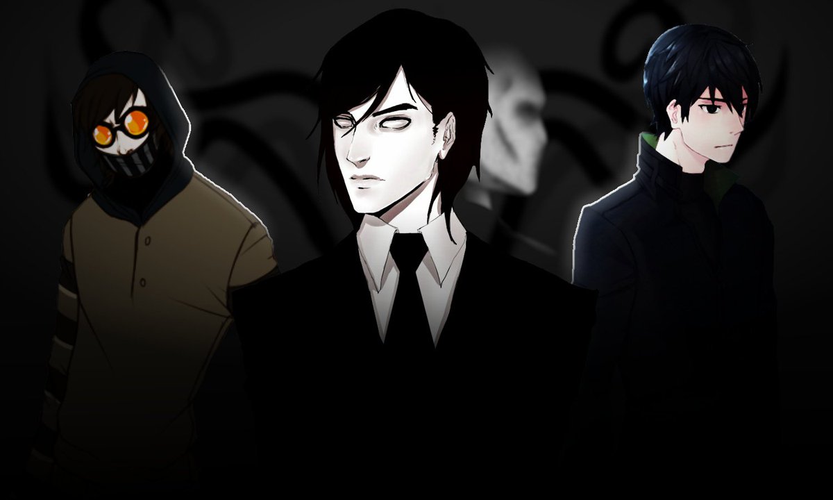 Slenderman Human Form Anime