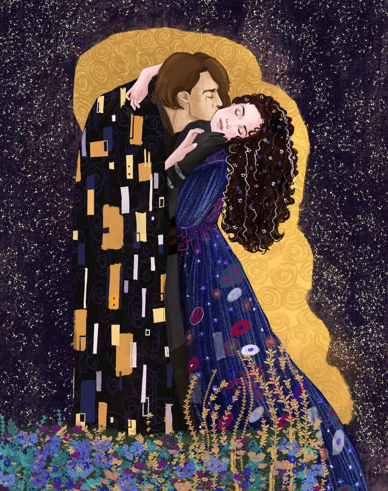 Padme And Anakin Kiss