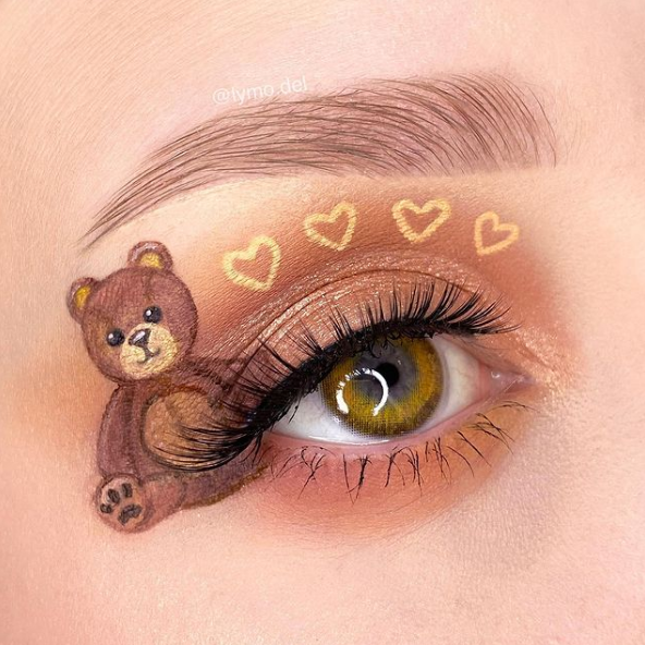 Brown Bear Makeup