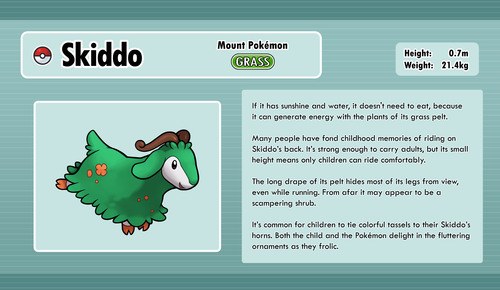 Pokemon Skiddo Evolution Chart