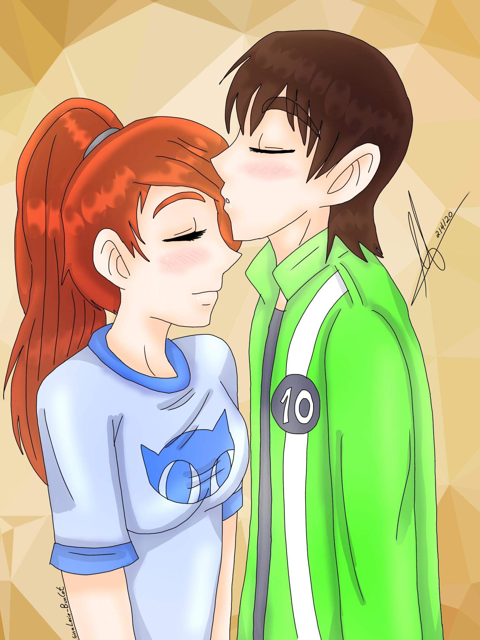 Ben 10 Gwen And Ben Kiss