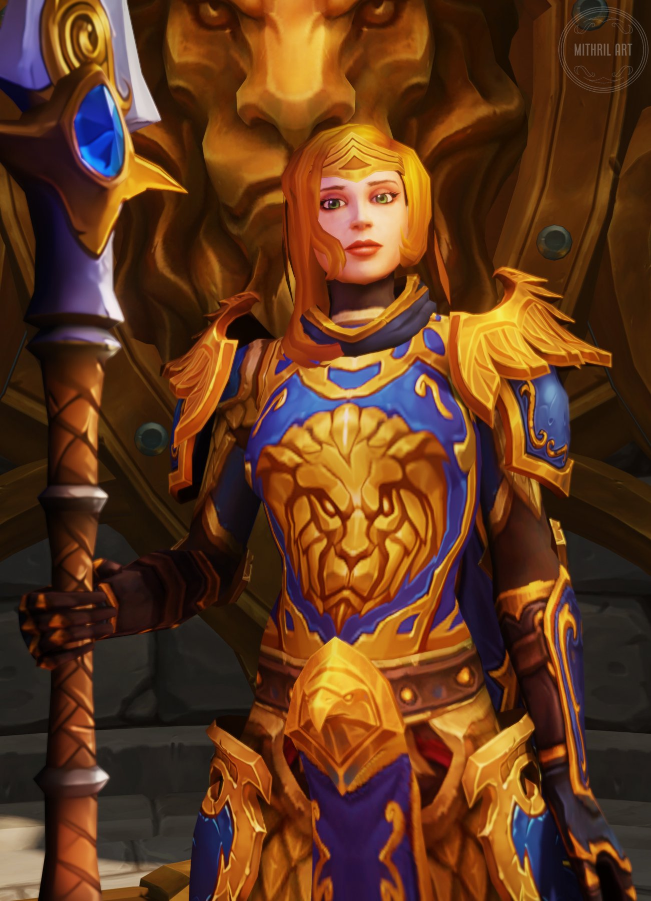 Human Paladin Wow Art