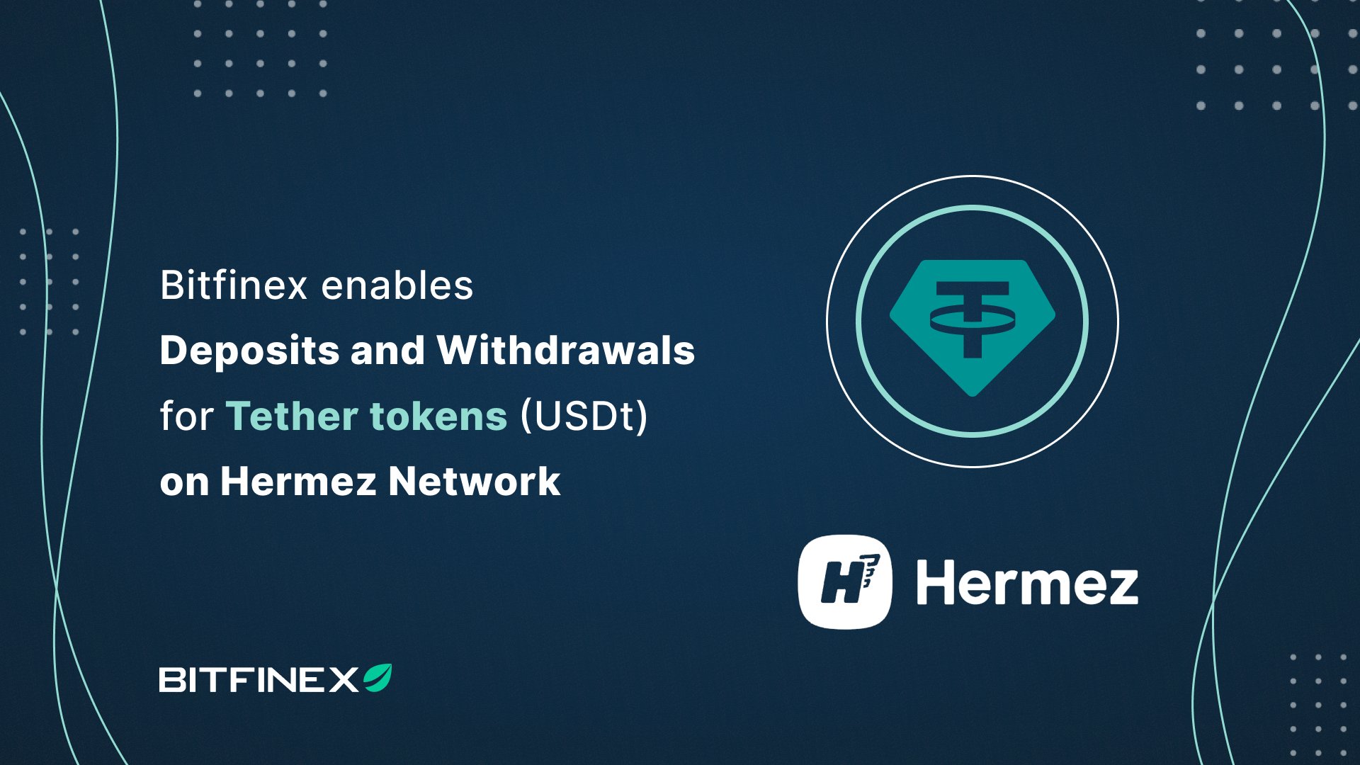 Bitfinex on Twitter: "📣 We’re pleased to announce that Bitfinex users can now deposit and ...