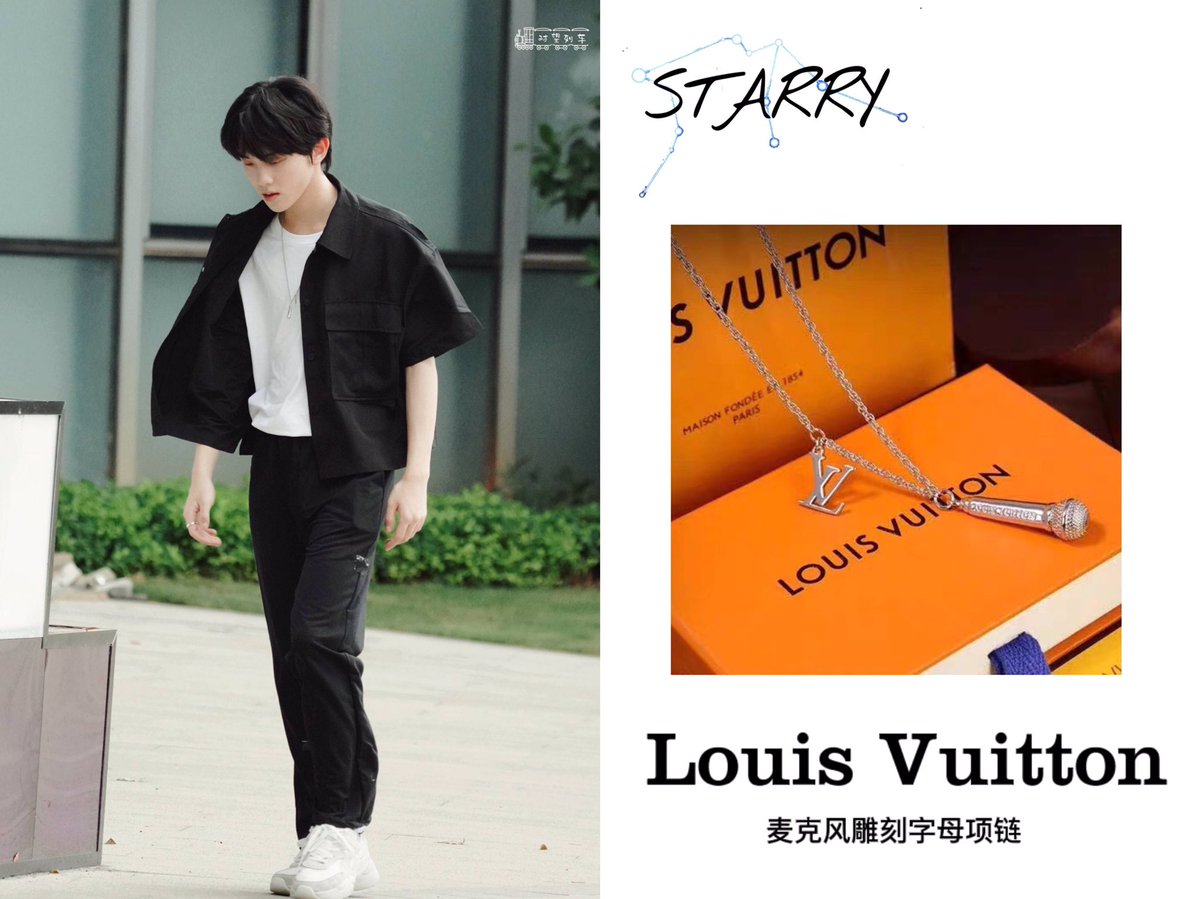 for xingte closed on X STARRY his sound microphone necklace is from louis vuitton https t Yy6TByKXws X