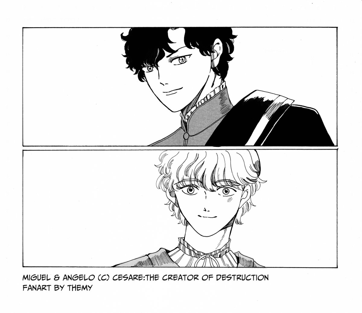 「Miguel x Angelo from Cesare manga. I ship them so hard. 」Themy | Commission openの漫画