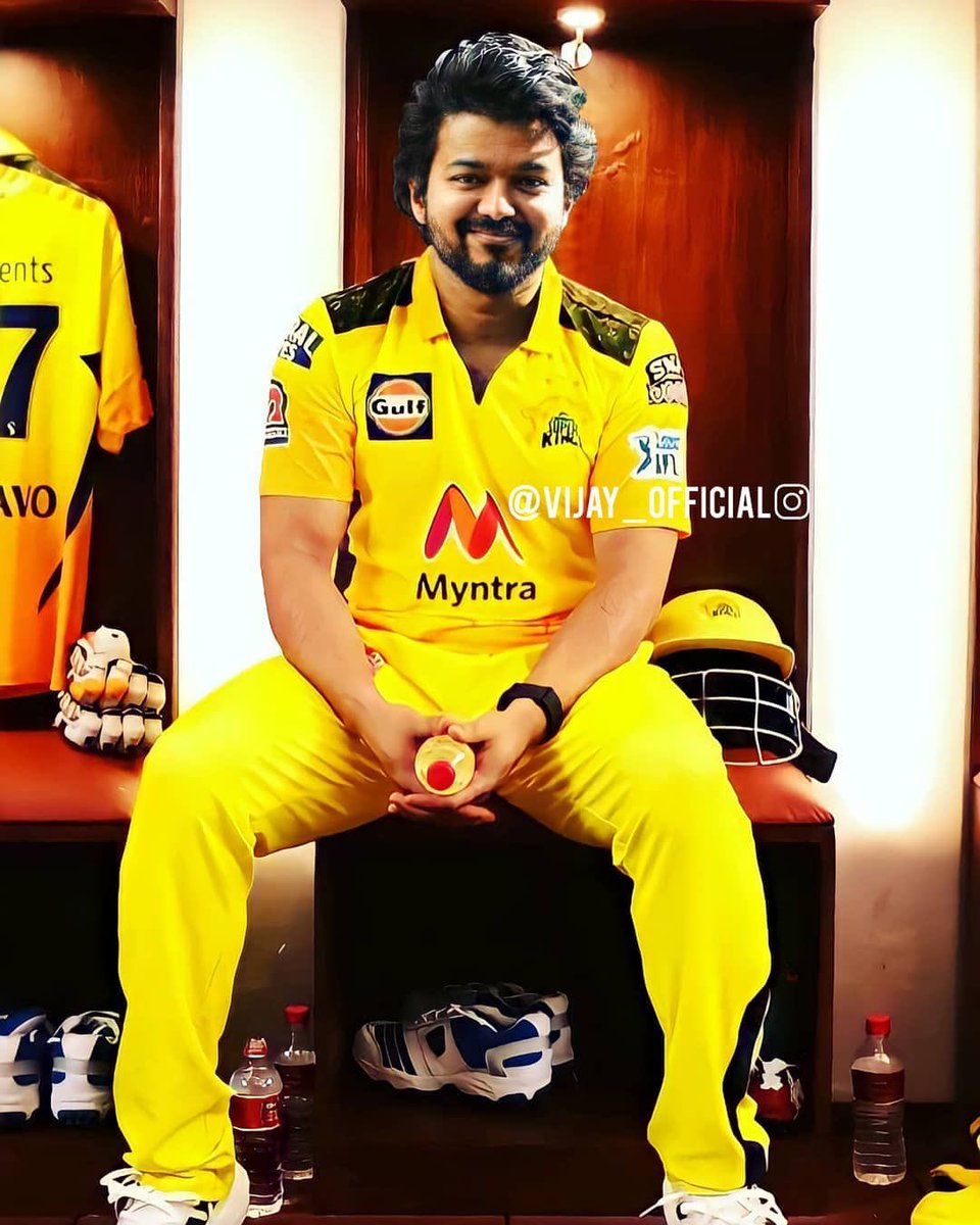 Actor Vijay In Csk