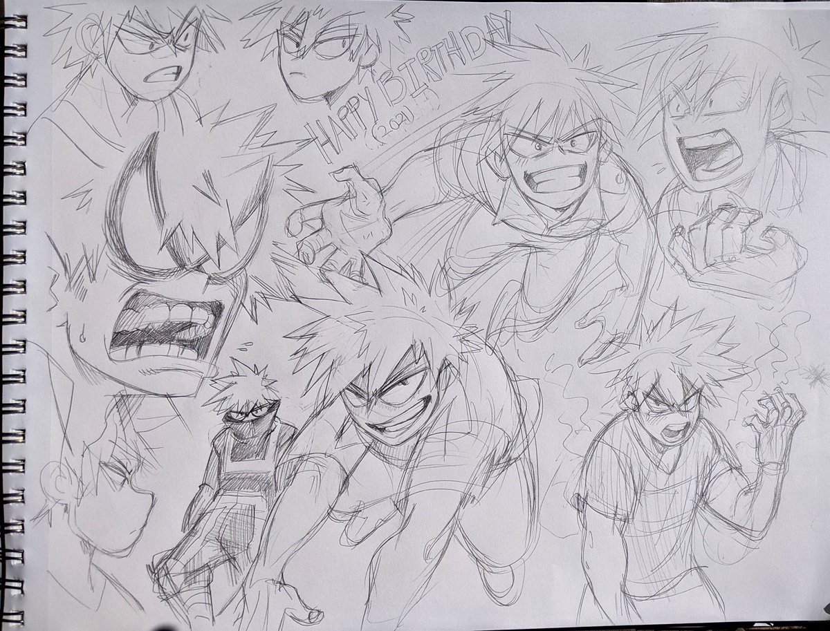 「Sketchbook page for my favorite angry bo」|Pork_Slyの漫画