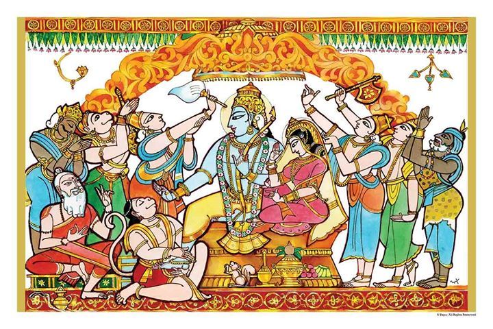 Bapu Marriage Paintings