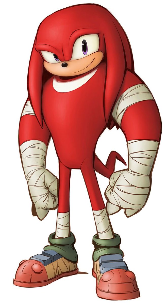 「Hot take? Knuckles' Boom design was soo」|Mash 🍁🎃🍂のイラスト
