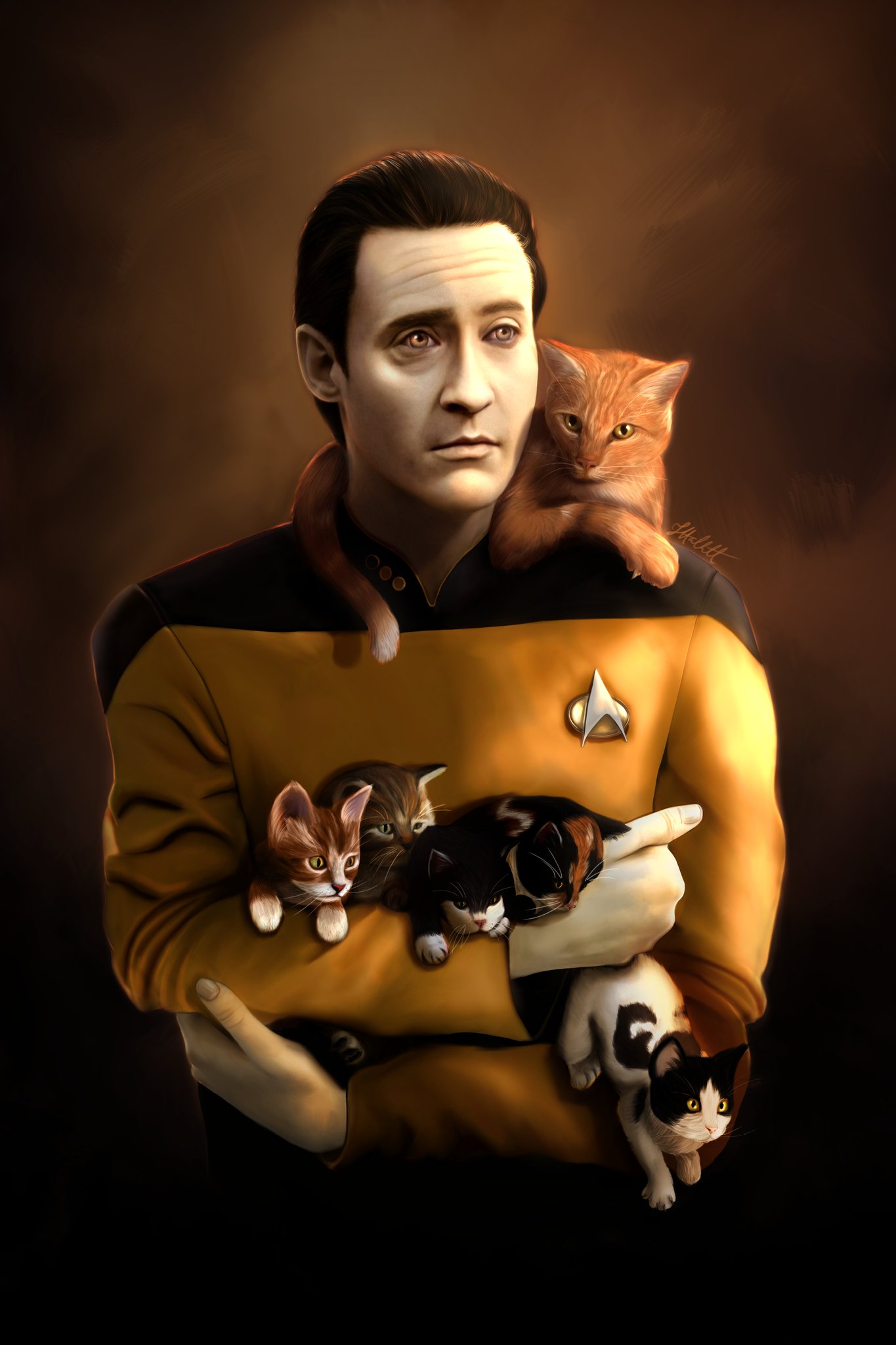 Star Trek Data And Spot